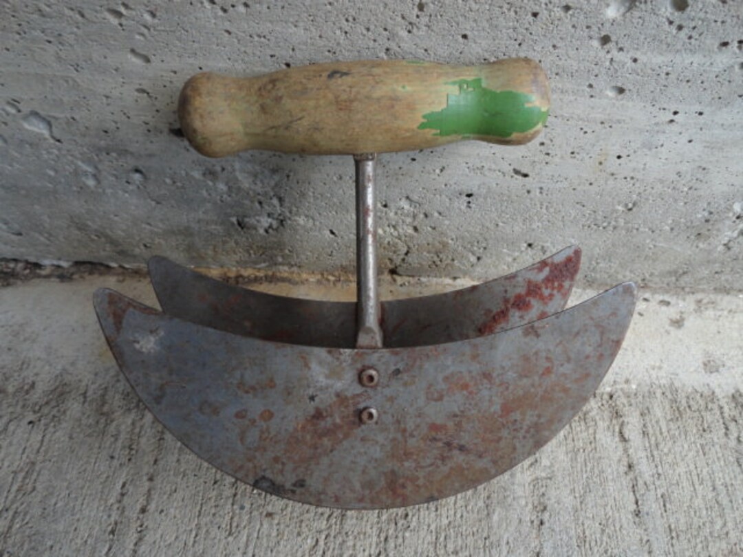 Vintage 1930s to 1950s Food Chopper Metal/wood Wall Hanging Collectible ...