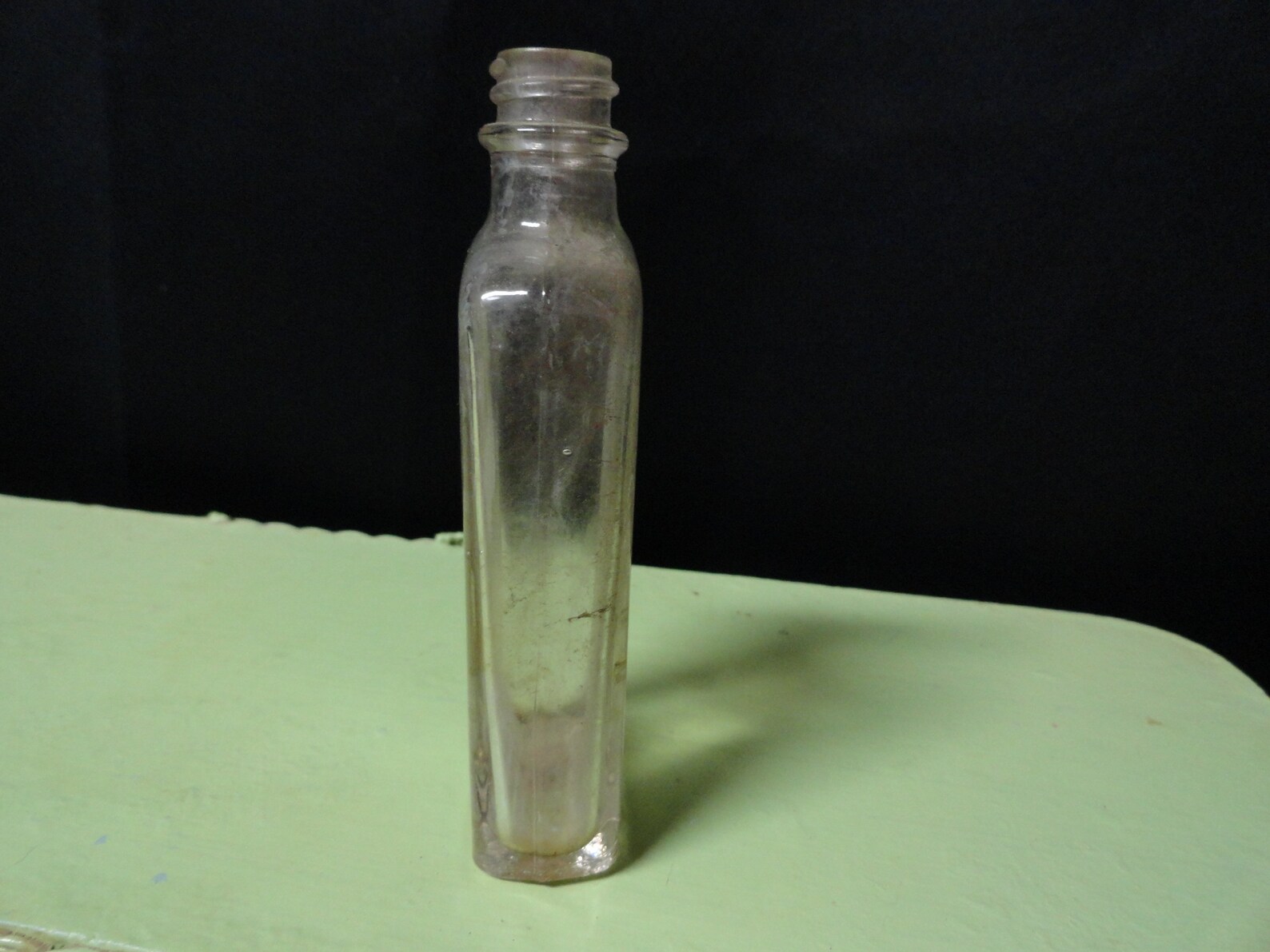 Vintage 1940s to 1960s Small Clear Glass Bottle No Screw Cap | Etsy