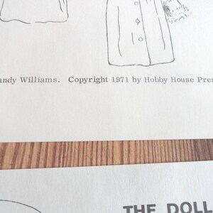 Vintage Paper Doll Set: Sandy Willams, Hobby House Press, 1971 - Etsy