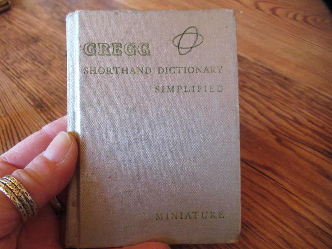 Vintage 1950s Shorthand Dictionary Small Book Miniature Gregg - Etsy