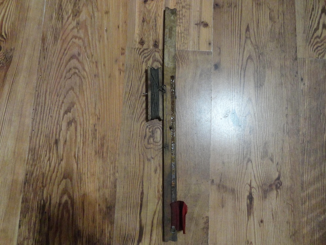 Vintage Wooden Ice Fishing Tip-up Retro Winter Sport Fishermen Red ...