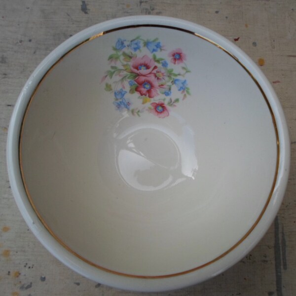 Gold Rim Bowl - Etsy