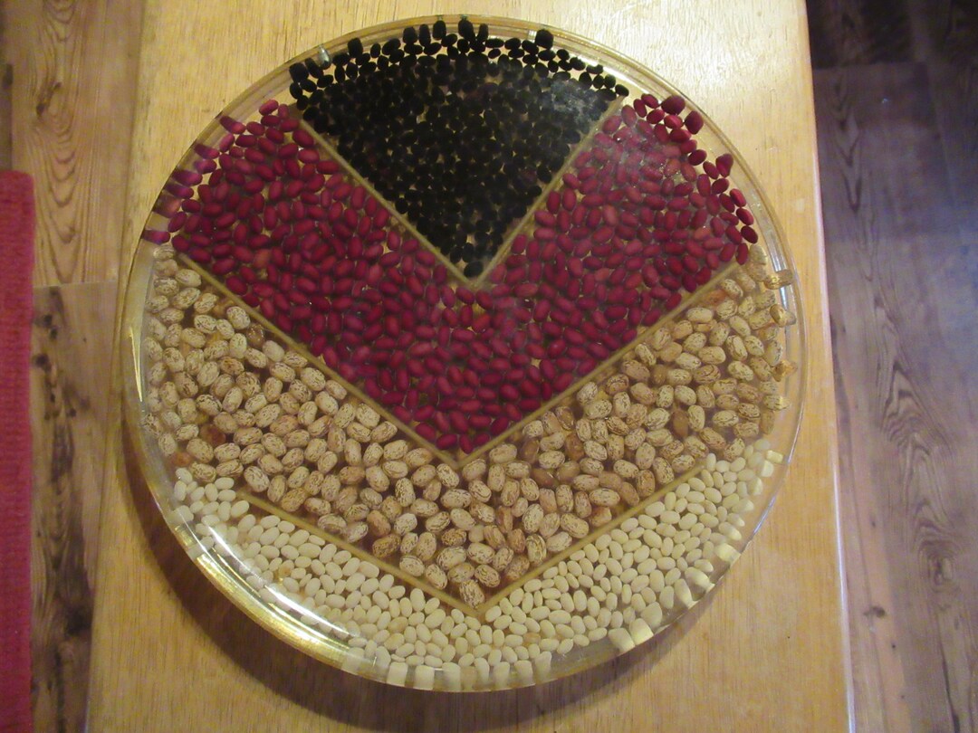 Vintage Large Resin Trivet Hot Plate Kitchen Decor Decorative Tray ...