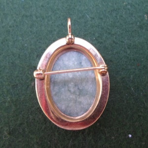 Vintage 1960s Oval Pin/brooch/pendant Gold Tone Gold Filled - Etsy