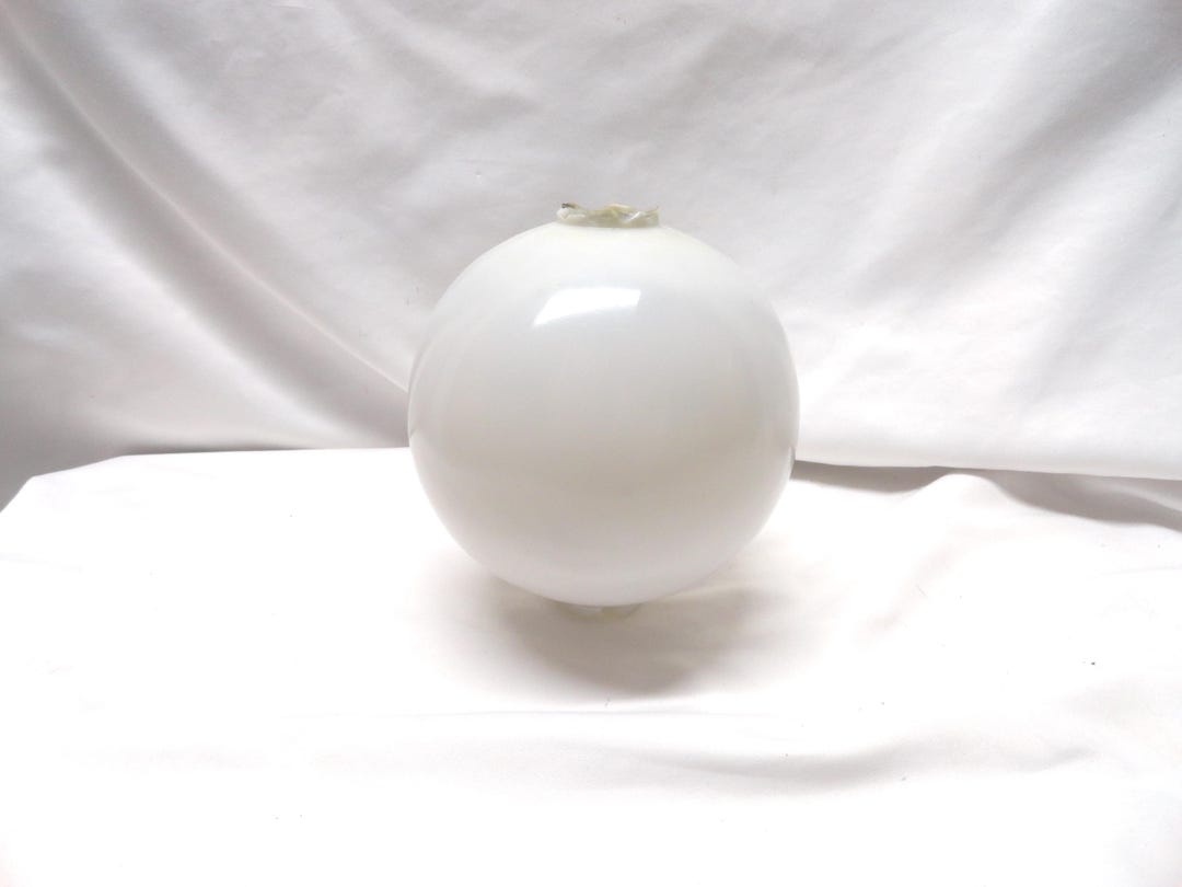 Antique Lightning Rod Glass Ball White Simple Plain Replacement - Etsy