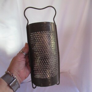 Antique 1800s/1900s Gilmore Gray Metal Half Round Food Grater - Etsy