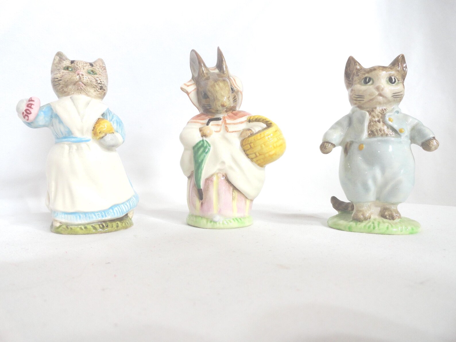 Vintage Beatrix Potter Porcelain Figurine Choice Tabitha Twitchett, Mrs ...