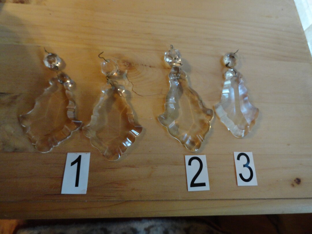 Vintage Chandelier Crystal Fancy Large Glass Hanging Single for ...