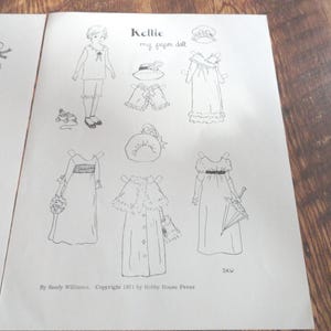 Vintage Paper Doll Set: Sandy Willams, Hobby House Press, 1971 - Etsy