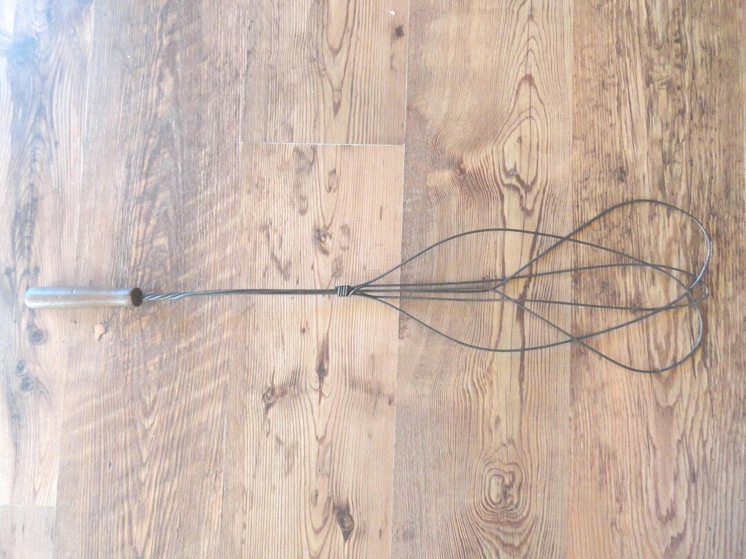 Antique Wire Rug Beater Wood Handle Carpet Beater Primitive Household ...