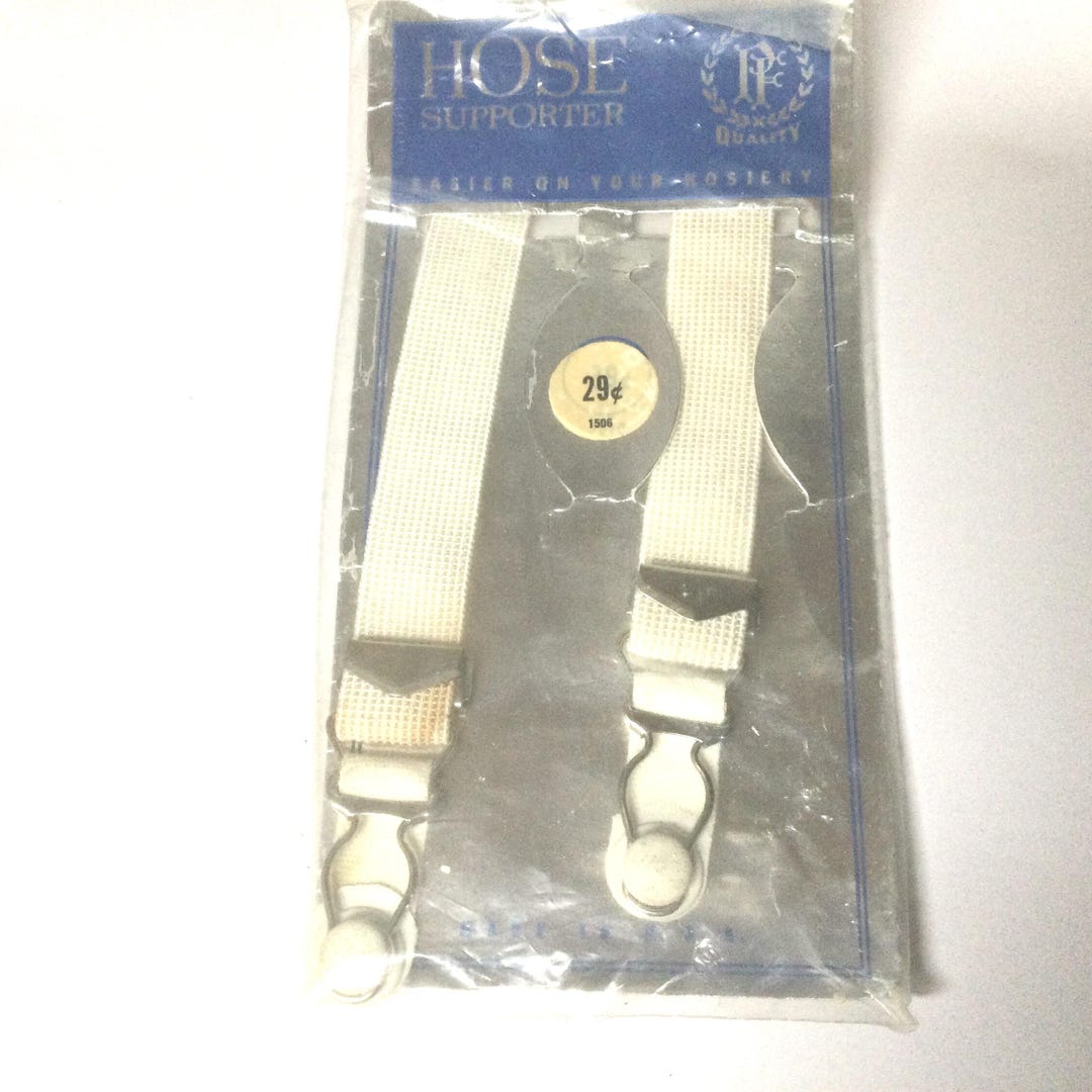 Vintage 1950s Panty Hose Supporters Garter Belt NOS NIP Made in USA ...