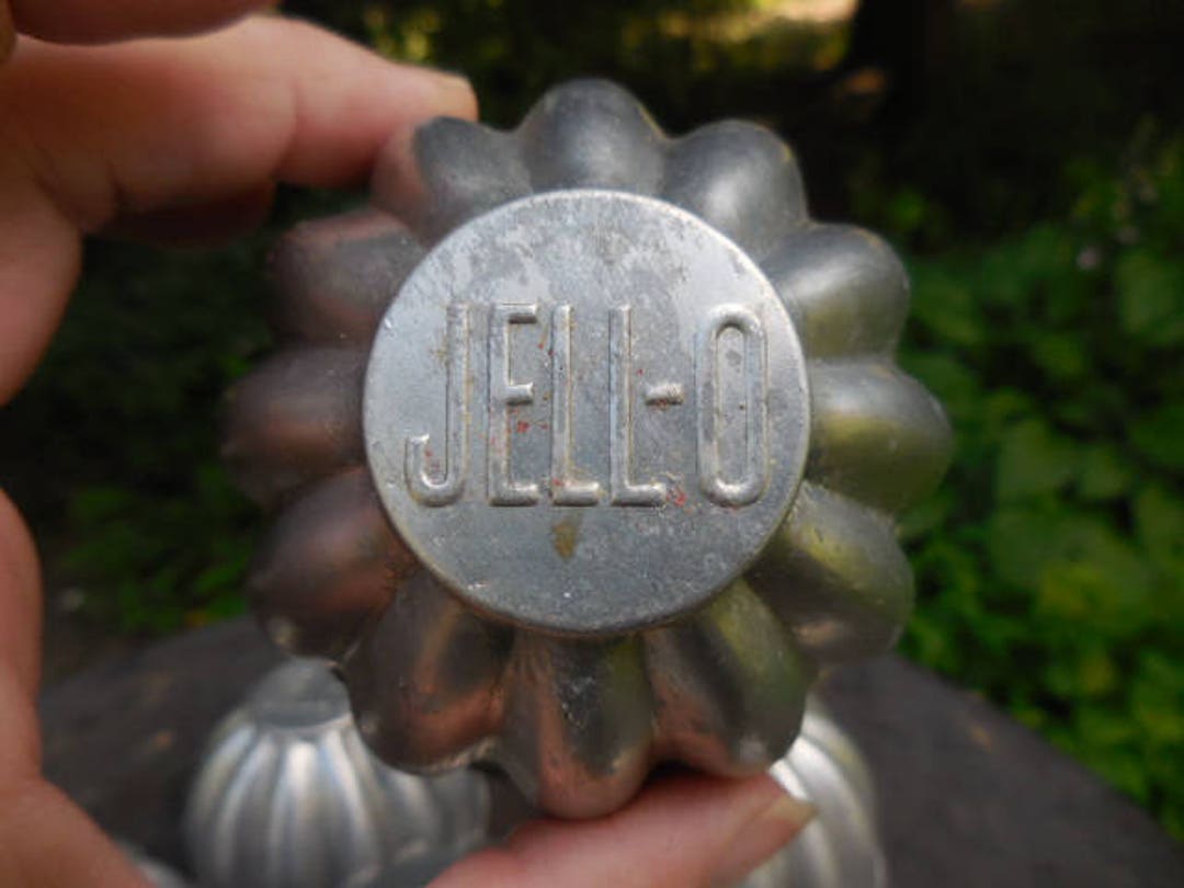 Vintage Aluminum JELLO-O Brand Gelatin Mold Individual Single Serving ...