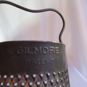 Antique 1800s/1900s Gilmore Gray Metal Half Round Food Grater - Etsy