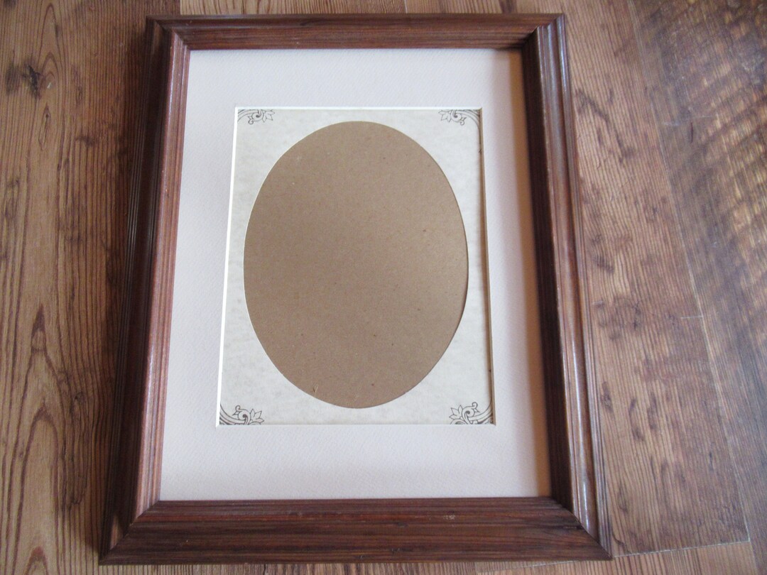 Vintage Large Wooden Picture Frame Photo Frame Wall Hanging Vertical ...
