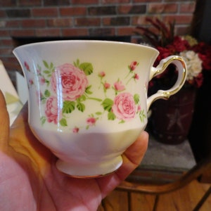 Vintage 1970s Avon Tea Cup & Saucer Set Blue Blossoms NIB or Pink Roses ...