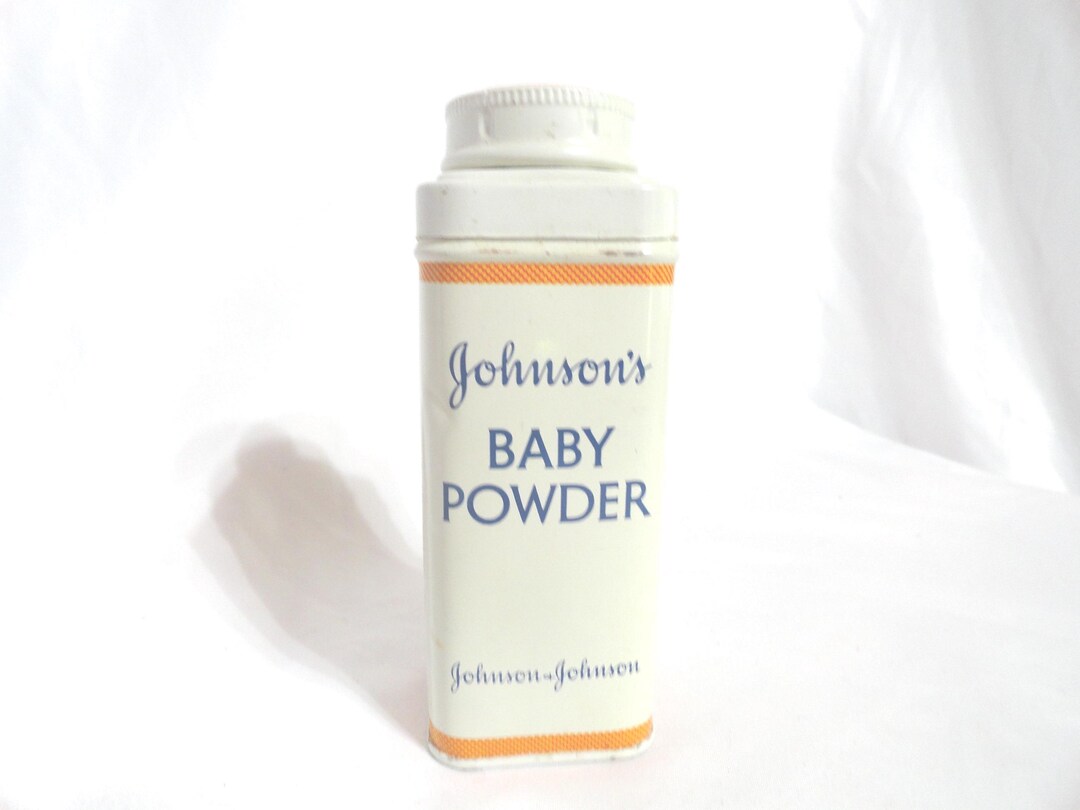Vintage Johnson's Baby Powder Tin, Bathroom Decor - Etsy