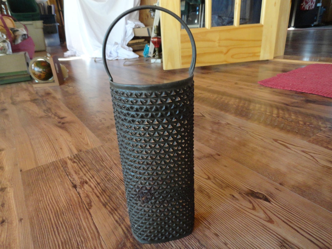 Vintage 1920s to 1940s Half Round Rusty Metal Food Grater - Etsy