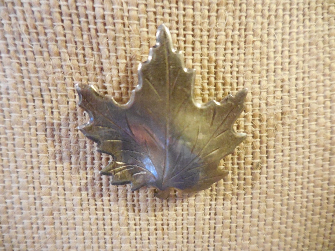 Vintage Sterling Silver Maple Leaf Pin Signed Jewelart Brooch 1950s ...