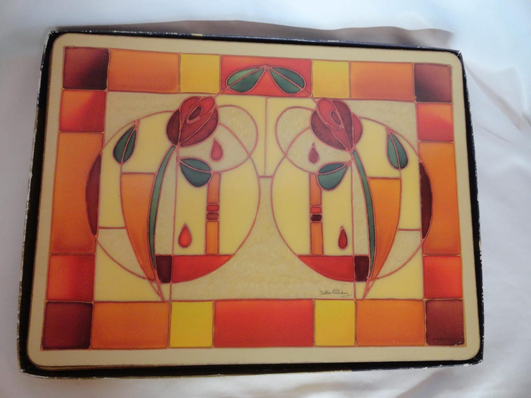 Vintage Debbie Halliday Placemats Pimpernel Artist Dining Small 1980s ...