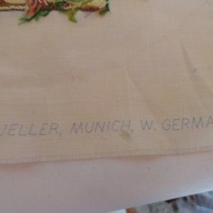 Vintage Hand Embroidered Hummel Like Needlepoint Pictures Frameable Art ...