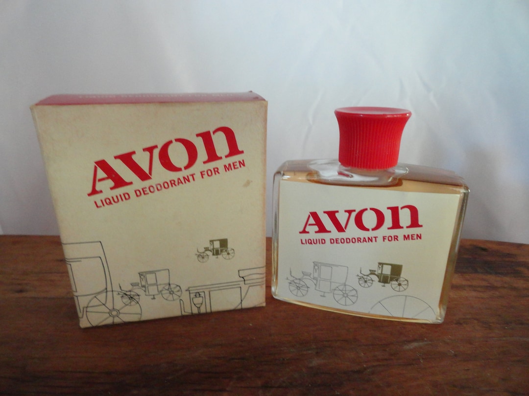 Vintage Avon Men's Liquid Deodorant NIB Glass Bottle 2fl. Oz. 1950s ...