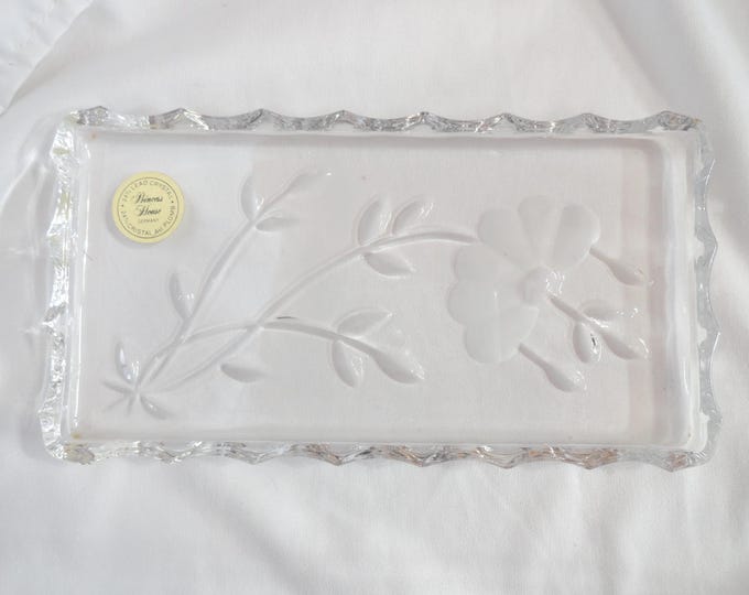 Vintage Princess House Crystal Tray Vanity Perfume Tray Heritage ...