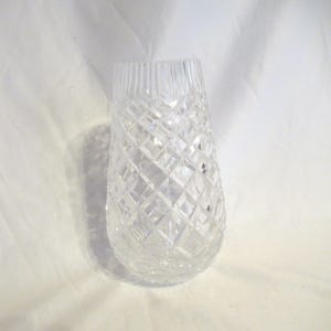 Vintage Waterford Crystal Flower Vase Tapered Gift Signed Irish Crystal ...