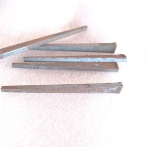Antique Cut Nails, Set of 5, Long, Woodworking Nails, Primitive, 2.25 ...