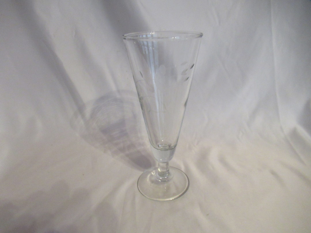 Vintage Princess House Heritage Pilsner Beer Drinking Glass Fancy ...