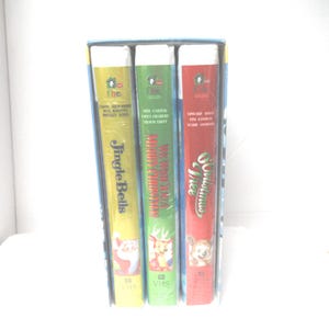 Vintage Avon Set of 3 VHS Video Tapes "o' Christmas Tree"/"we Wish You ...