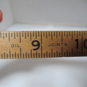 Vintage Lufkin Red End Extension Rule Wooden Ruler X46 Not Perfect 60 ...