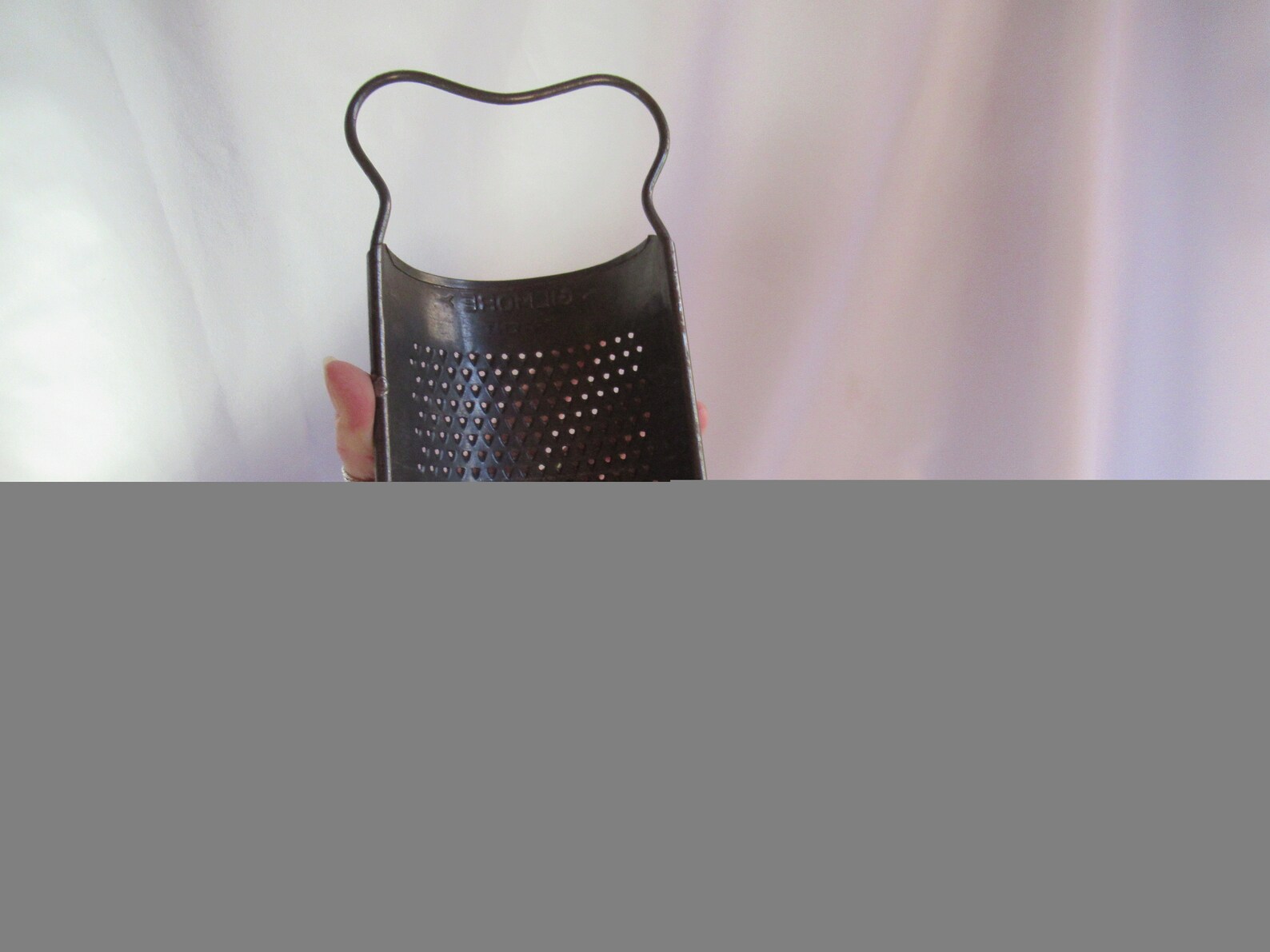 Antique 1800s/1900s Gilmore Gray Metal Half Round Food Grater - Etsy