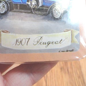 Vintage Peugeot Car Playing Cards Deck 1907 Made in Taiwan NOS D. Mac ...