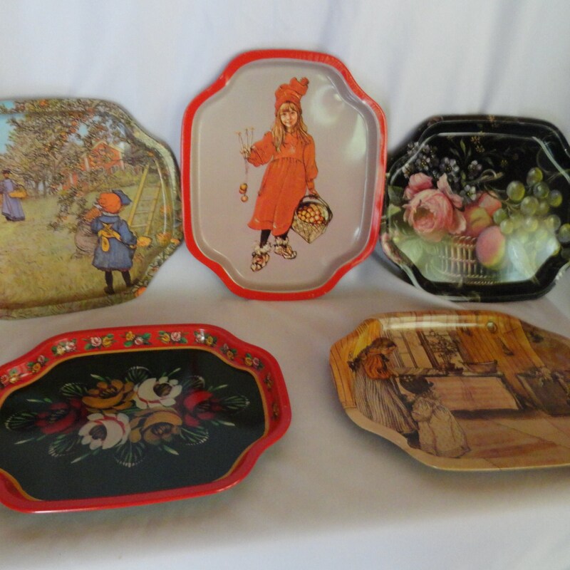 Vintage Snack Tray - Etsy