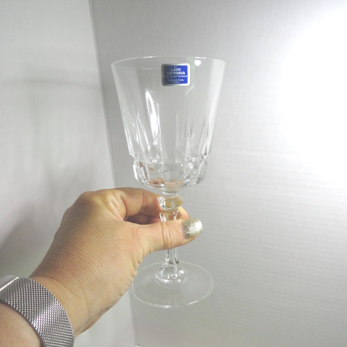 Vintage French Crystal Wine Glasses, Stemware, Set of 4, 1970s-80s - Etsy
