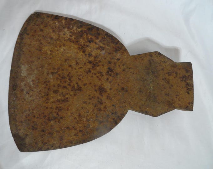 Antique Hewing Axe Head Broad Axe Rusty Metal No Handle Repurpose Decor ...