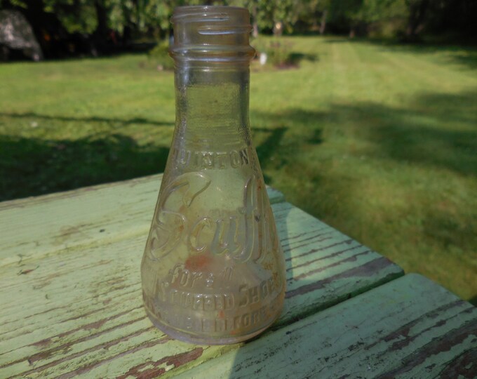 Vintage 1950s Embossed Quintone Scuffy Bottle for All Scuffed Shoes ...