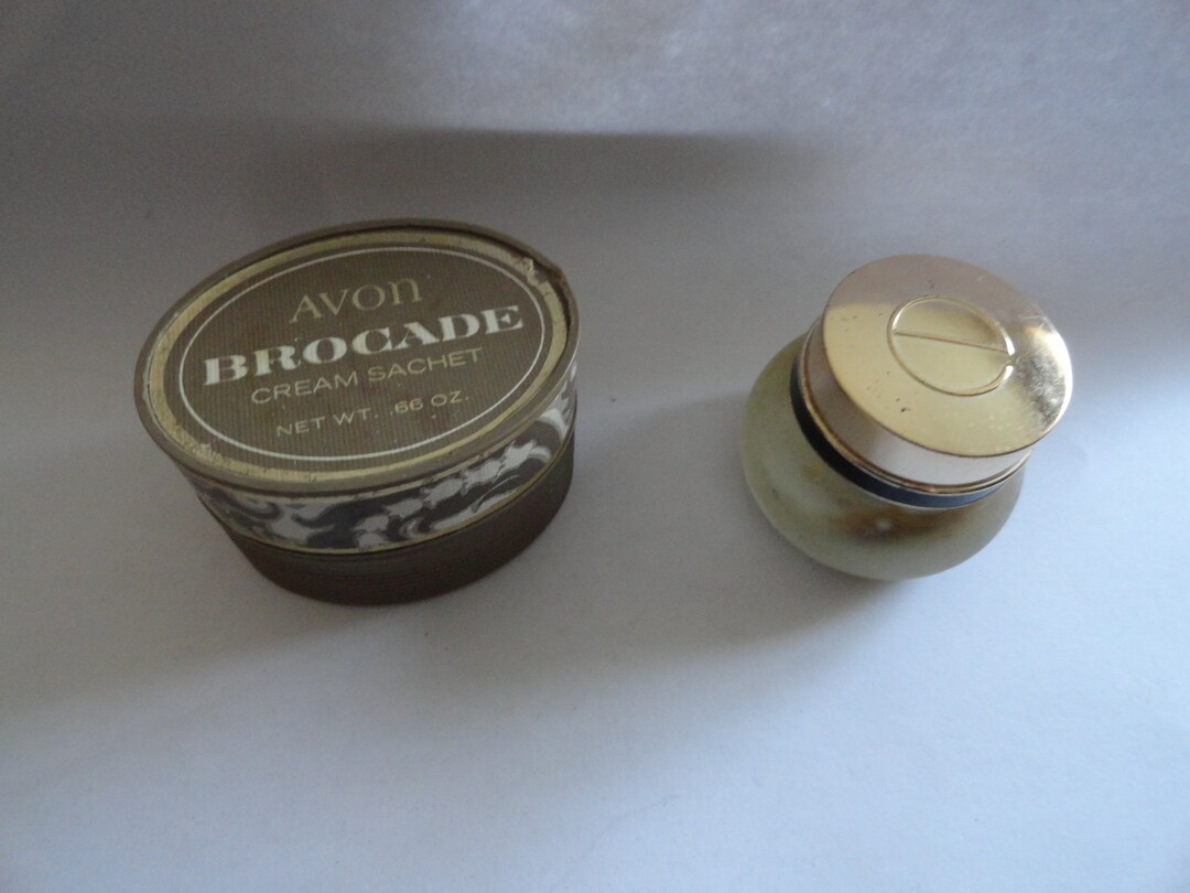 Vintage 1960s to 1970s 1 Glass Jar AVON Brocade or Emprise - Etsy