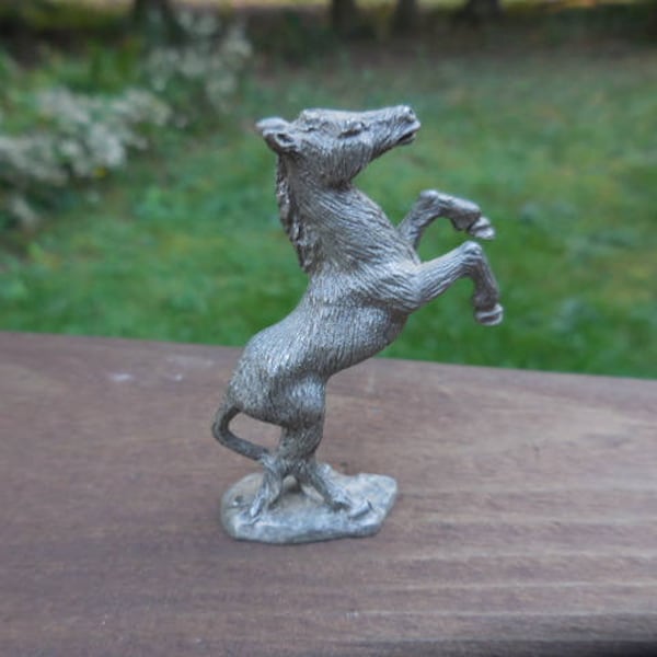 Pewter Horse Stallions - Etsy