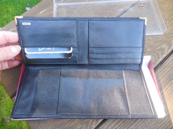 Vintage Men's Hickok Black Leather Wallet Man's Walle… - Gem