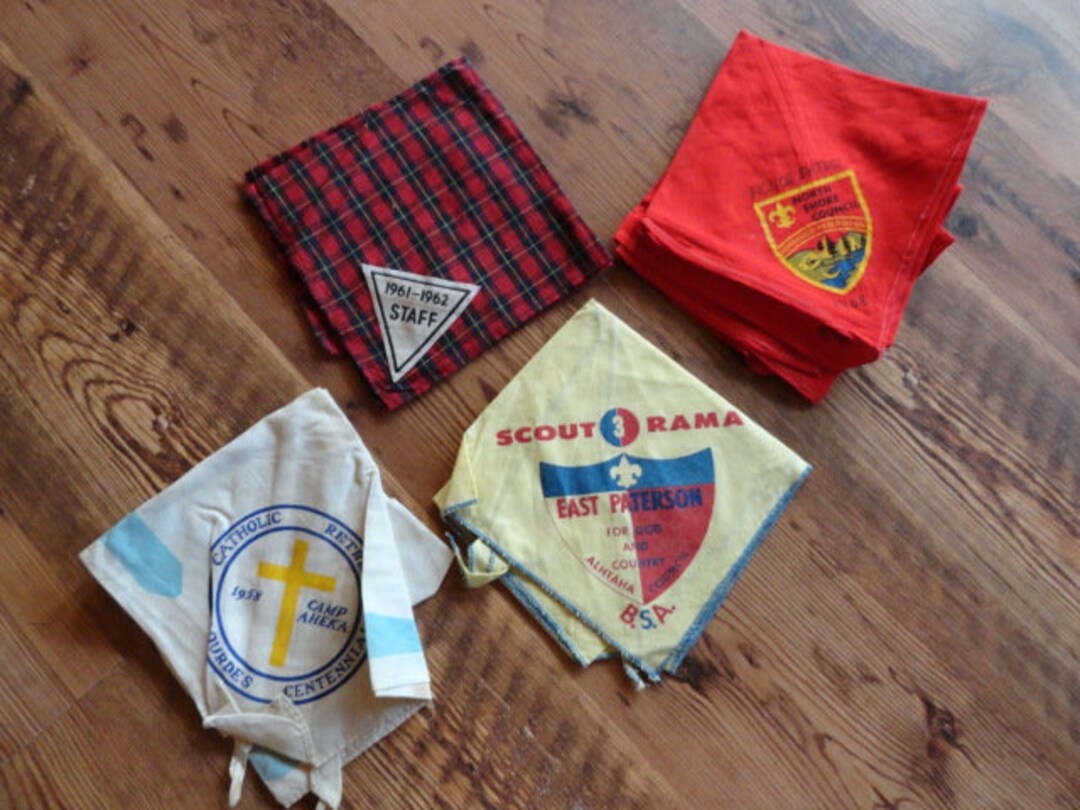 Vintage BSA Neckerchief, Boy Scouts of America Staff Kerchief, Choice ...