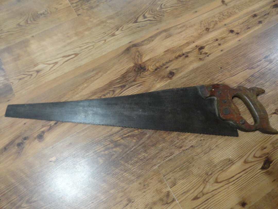 Vintage Disston Handsaw 1930s 1940s Hand Tool Long Hand Saw - Etsy