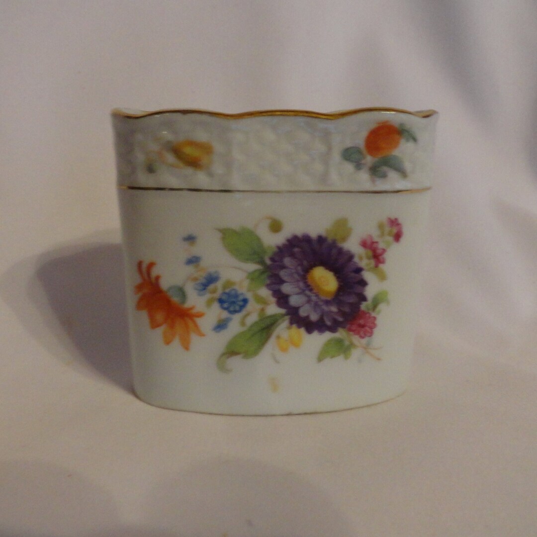 Vintage Porcelain Cigarette Holder Floral Bloch & Eichwald Czech. Wild ...