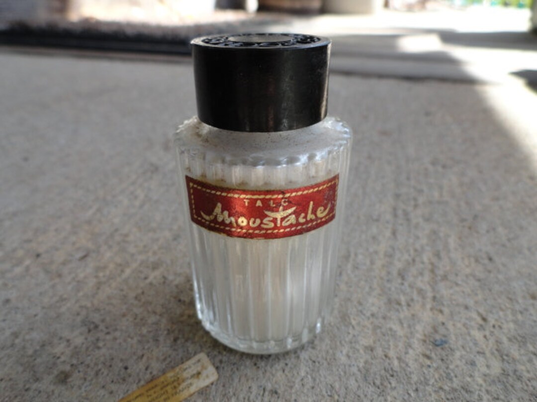 Vintage 1950s Marcel Rochas French Mustache Talc Powder Paris - Etsy