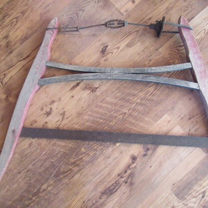 Vintage Bowsaw Buck Swede Saw Primitive Barn Shed Farmhouse Country ...