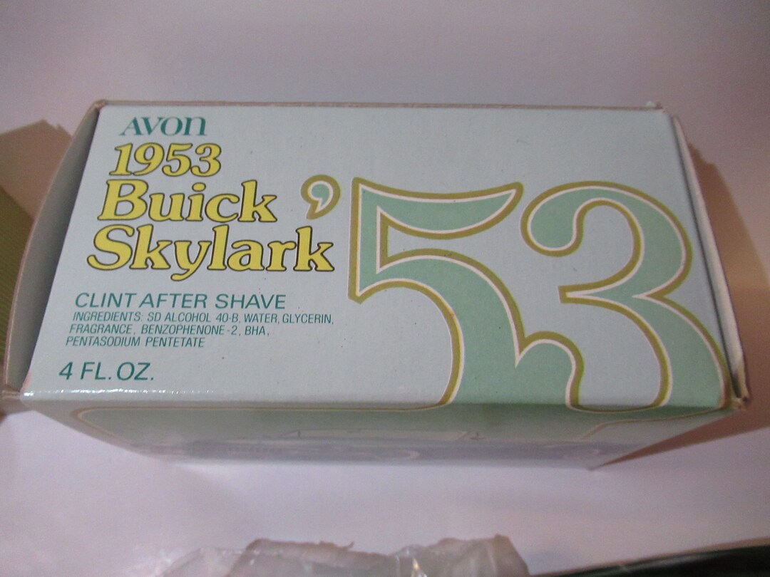 Vintage Avon 53 Buick Skylark Decanter Clint After Shave Man's Boy's ...