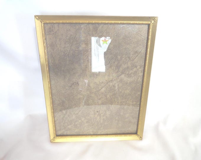 Vintage Small Gold Tone Picture Frame Metal Photo Frame No Easel Back ...