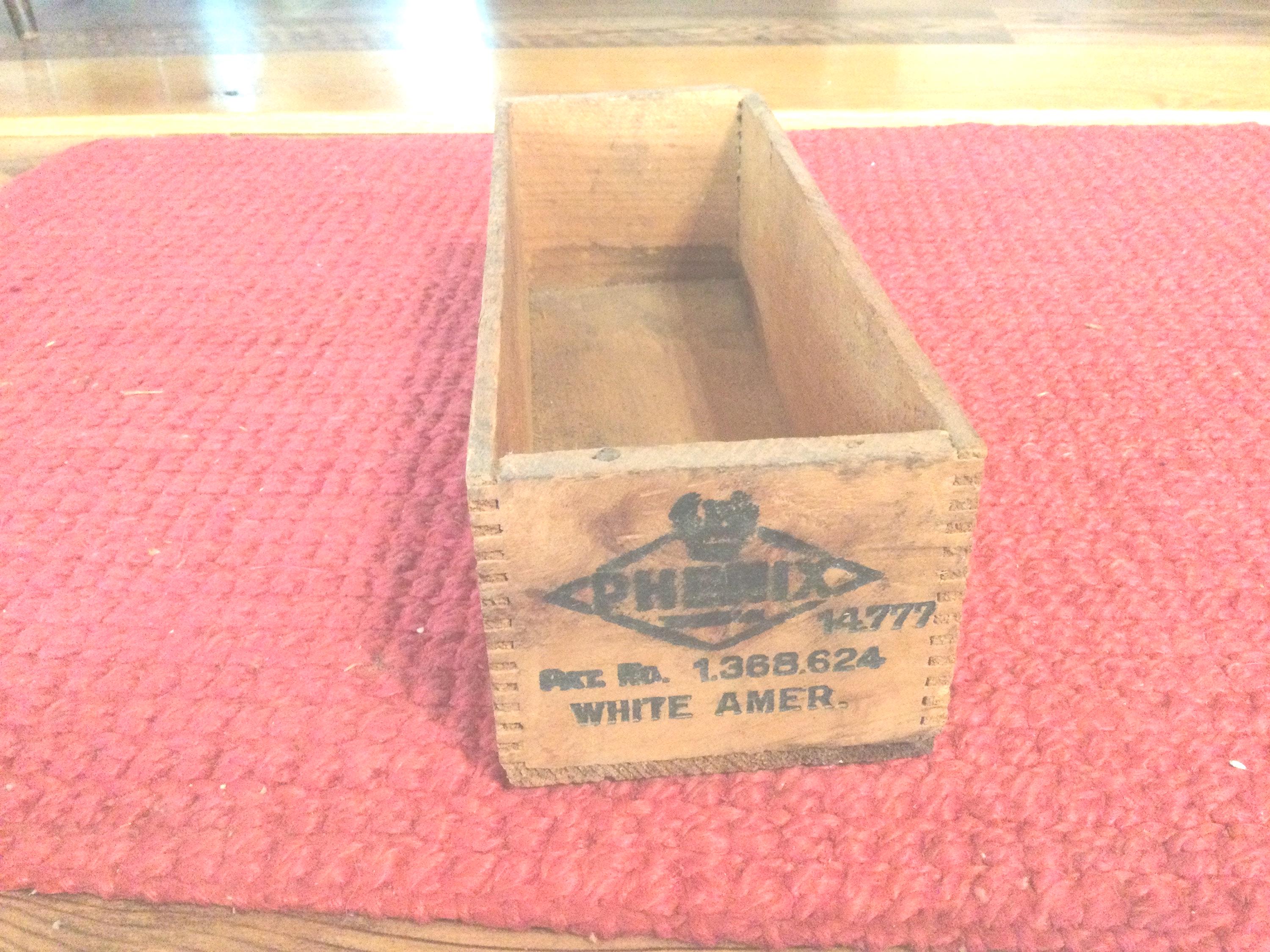 Vintage Wooden Cheese Box, Phenix Club 5lbs., Rustic Kitchen Decor - Etsy