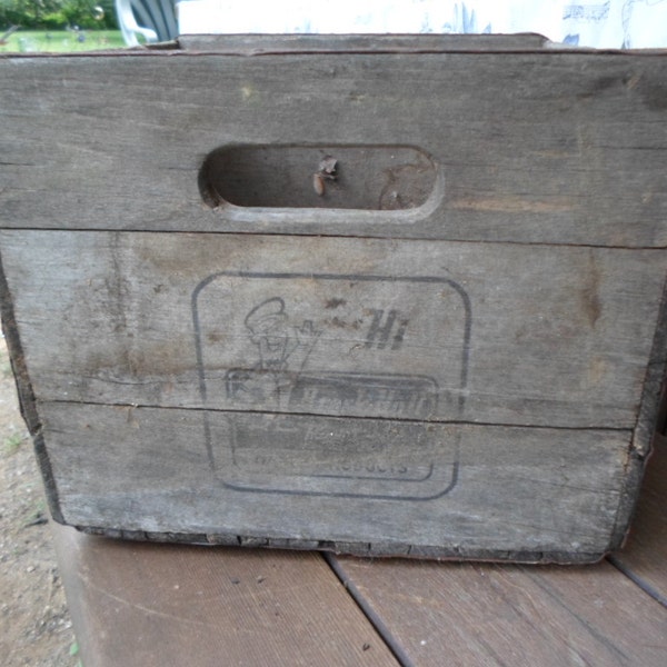 Weathered Crate - Etsy