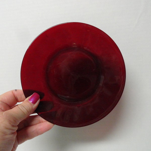 Red Depression Glass - Etsy